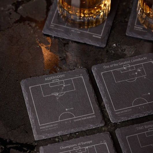 Football's Greatest Goals: Slate Coasters – Gameday Legends